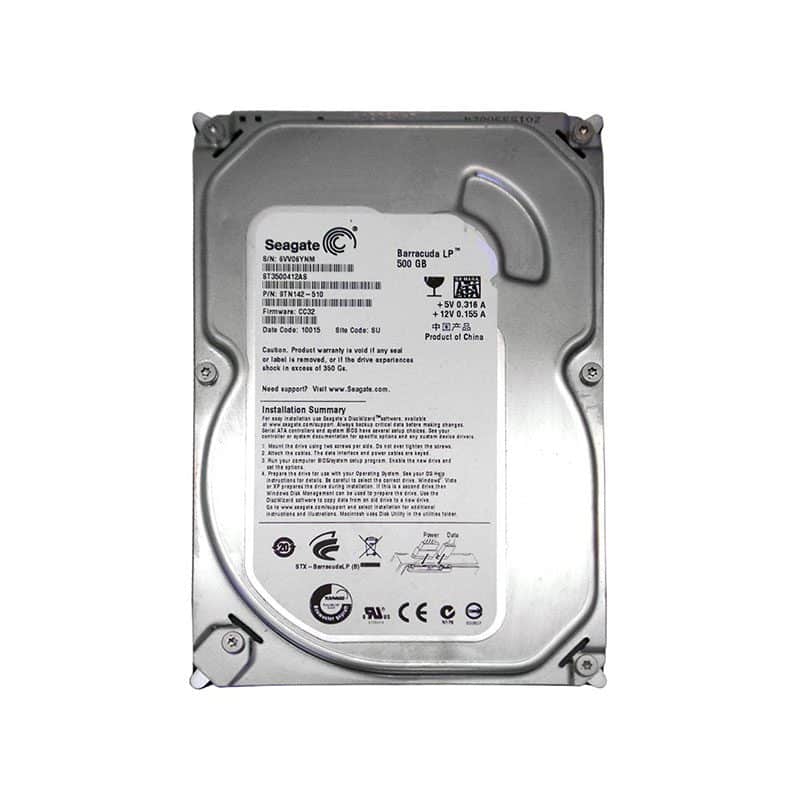 ST3500412AS Seagate Barracuda LP 500GB 5900RPM SATA Hard Drive