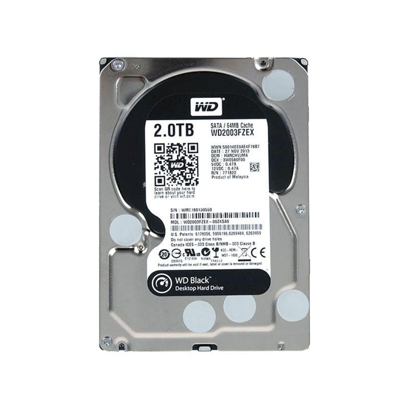 WD2003FZEX-00Z4SA0 Western Digital Black 2TB SATA Hard Drive