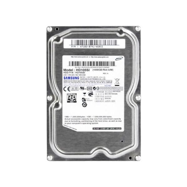 HD105SI Samsung Spin point F3EG 1TB SATA 3Gbps Hard Drive