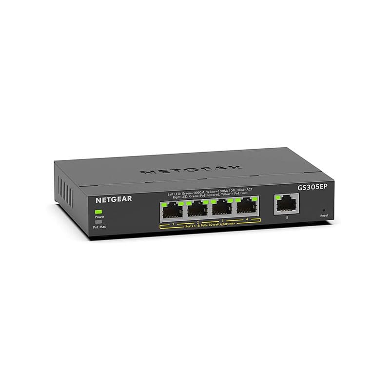 GS305EP-100NAS Netgear 5-Port Gigabit Ethernet at discount